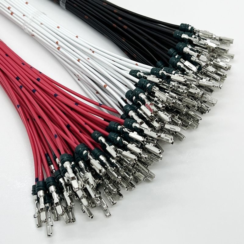 矢崎総業 090型 IIシリーズ用 防水 メス端子圧着済み電線×1本 (L寸=250mm/AVS0.5SQ) - ユニークシステム